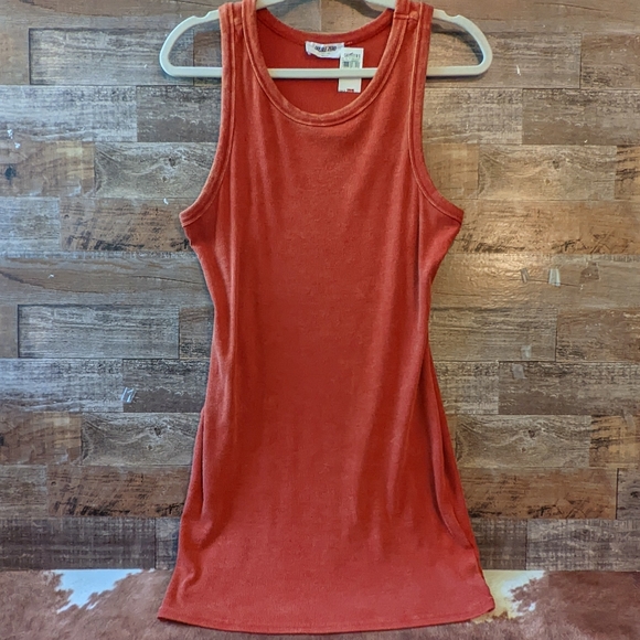 Double Zero | Tops | Nwt Double Zero Stonewash Rust Tunic Tank | Poshmark